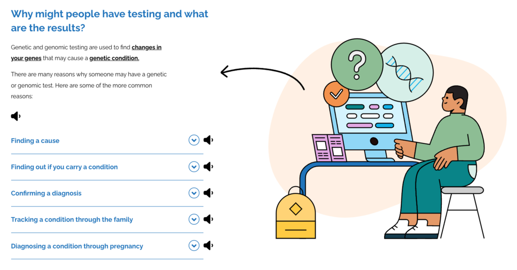 New online consent tool for patients - Genomics info